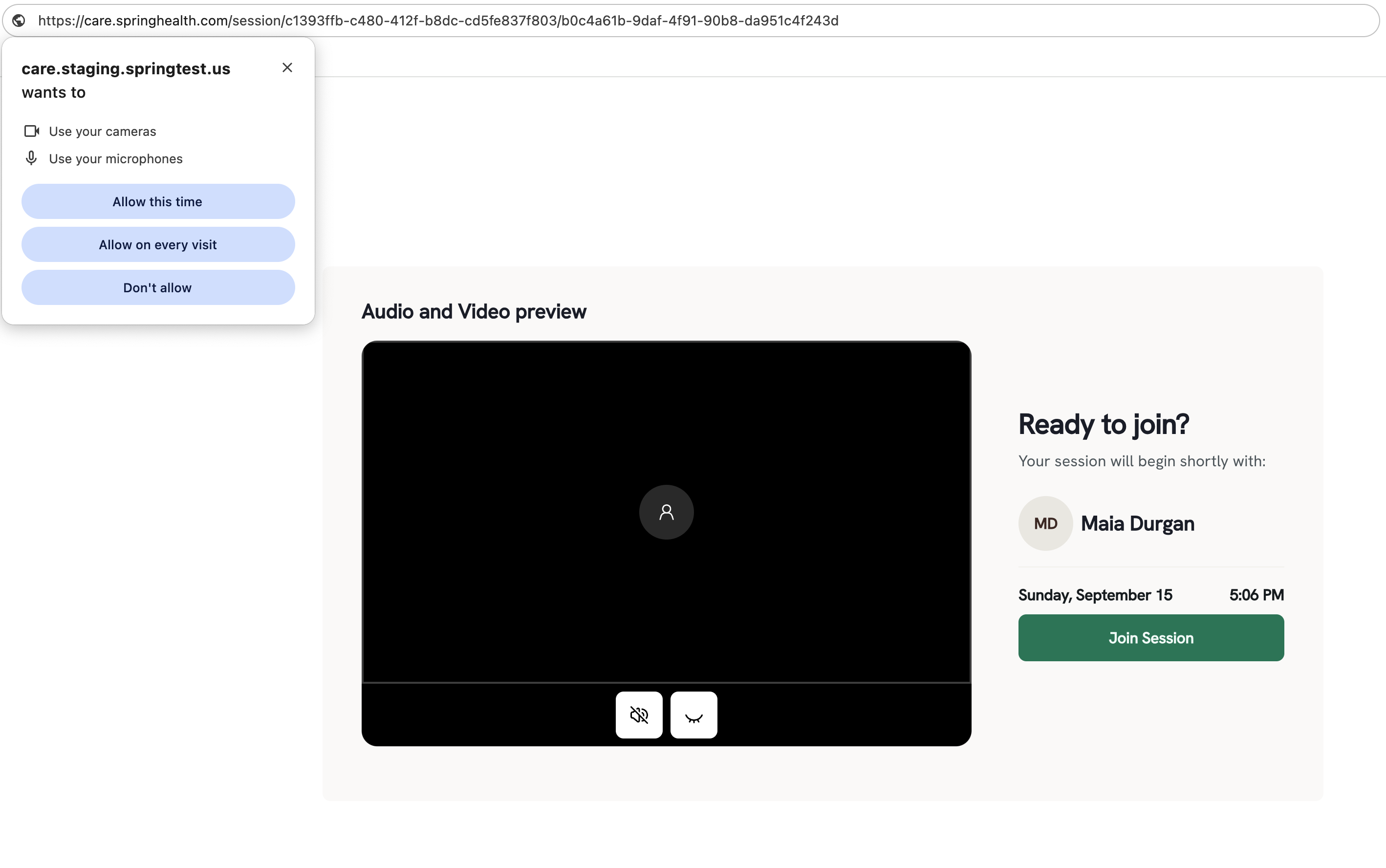 How Do I Allow Camera and Microphone Permissions for My Virtual Appointment? – Spring Health